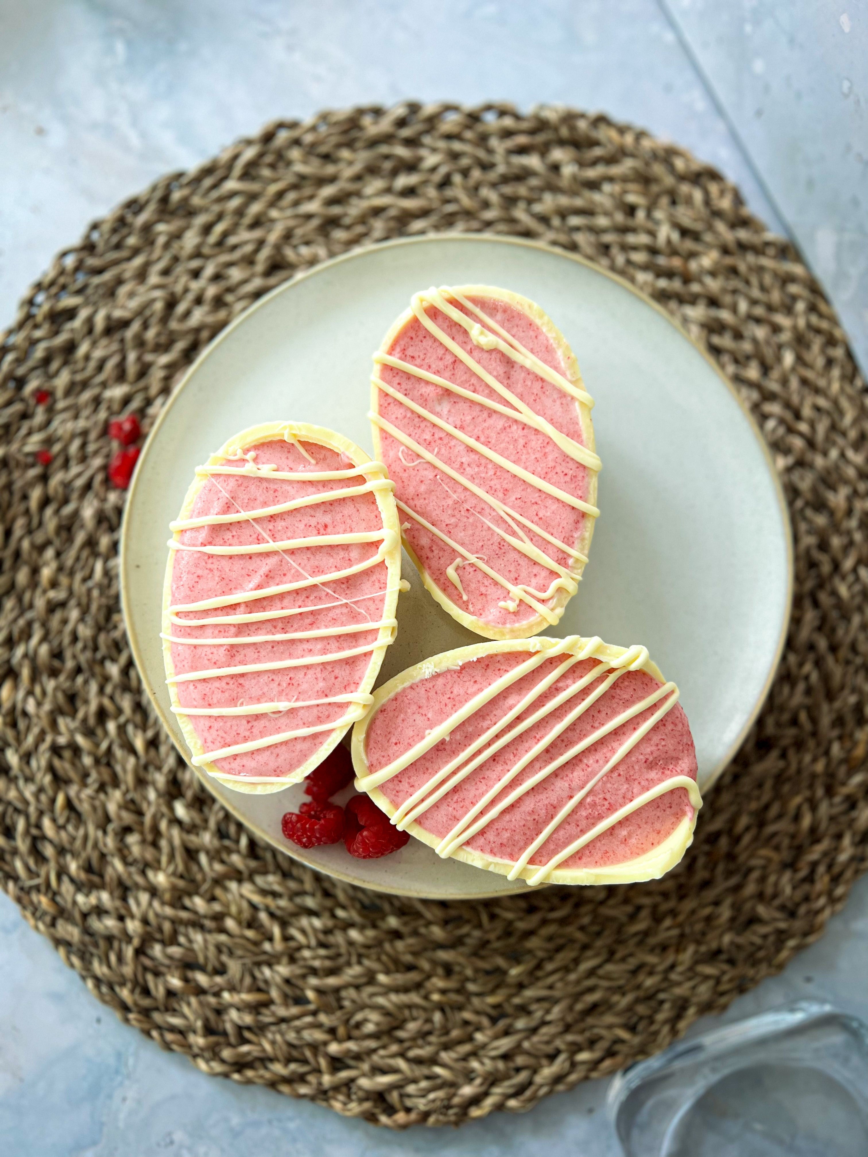 Raspberry Mousse Easter Eggs Recipe – The Hosts Pantry